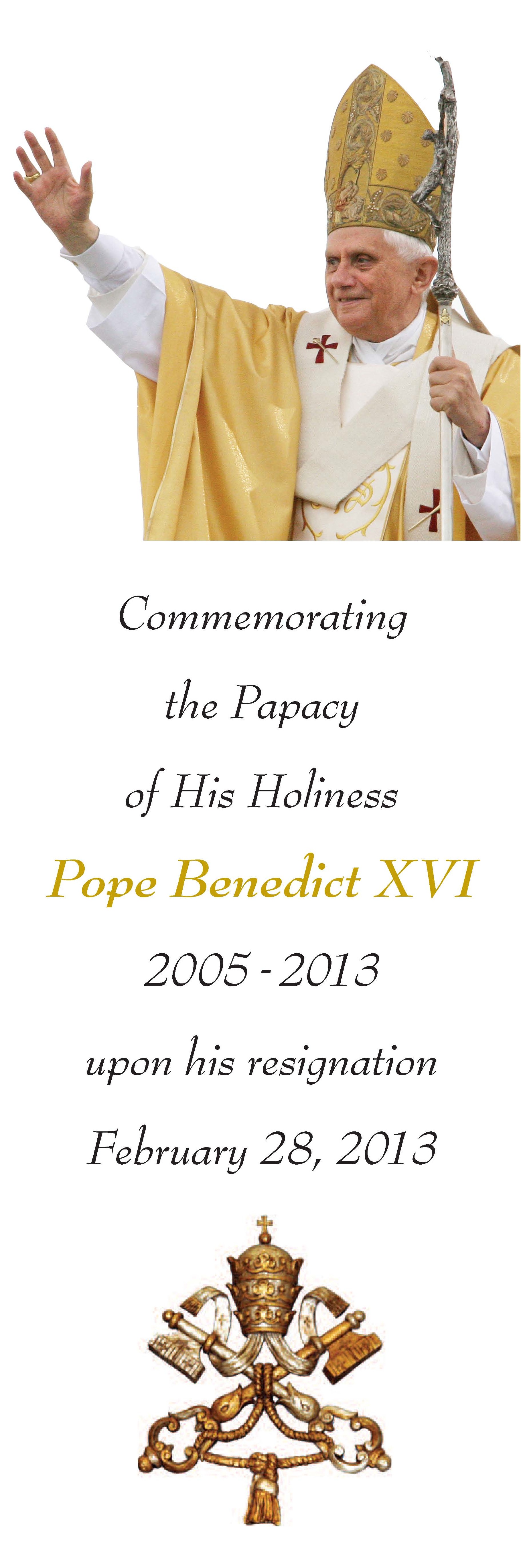 Pope Resignation card F1 – Prospect Hill Co.