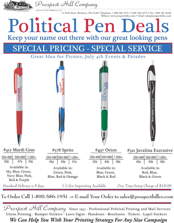 Political Pens – Prospect Hill Co.