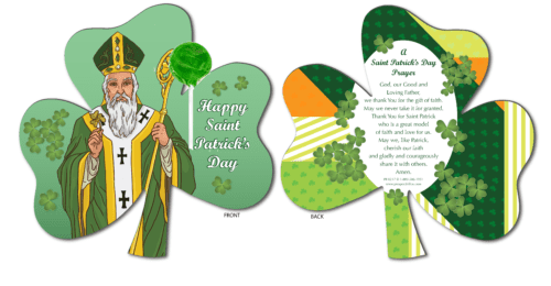 A Shamrock Prayer Card without Lollipop - Prospect Hill Co.