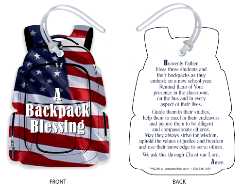 Backpack Blessing PH0260 - Prospect Hill Co.